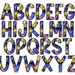 Floral Hawaiian Alphabet PNG: Colorful Doodle Letters (digital Download ...
