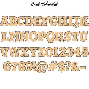 Boho Distressed Grunge Alphabet PNG Bundle, Boho Color Palette, 5 Alpha ...