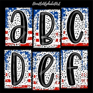 Scribble Black & White Alphabet PNG With Dot Dalmatian Background ...