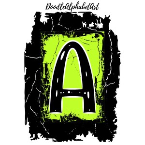 Grunge Alphabet PNG Bundle: Distressed Letters, Numbers, Symbols ...