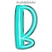White Double Line Doodle Letters PNG Bundle, Black Double Outline ...