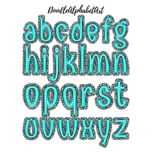 Leopard Print Alphabet PNG Bundle: Polka Dot Letters, Numbers (digital ...