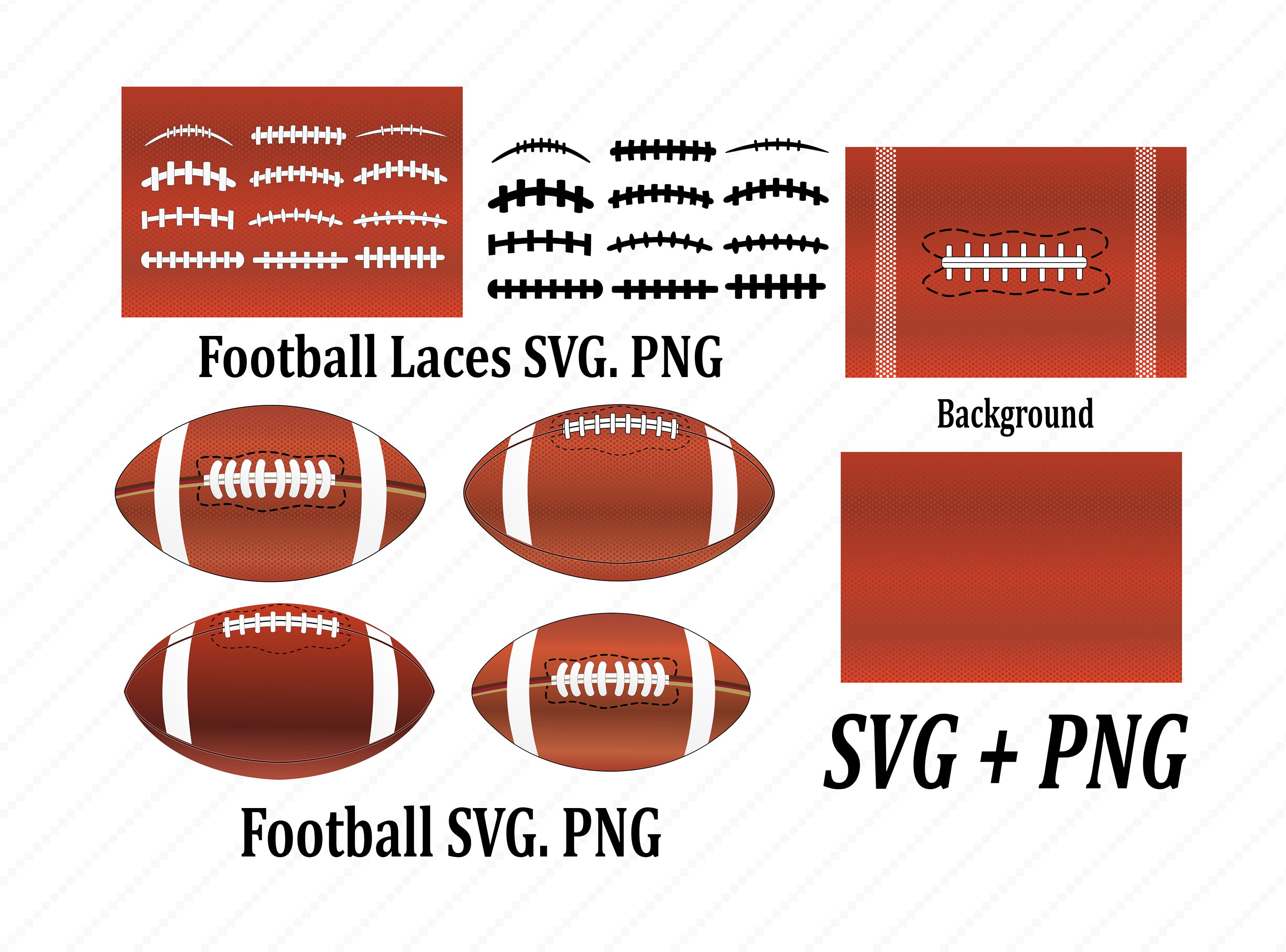 Football Laces Background