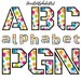 Grunge Groovy Alphabet PNG, Teacher Color Palette, Retro Letters PNG ...
