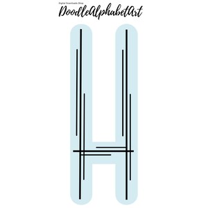 Hand Drawn Scribble Letters PNG Bundle, Nature-inspired Color Palettes ...