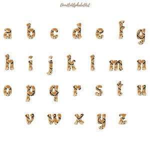 Snake Skin Cascading Doodle Alphabet PNG, Digital Hand-drawn Snake ...
