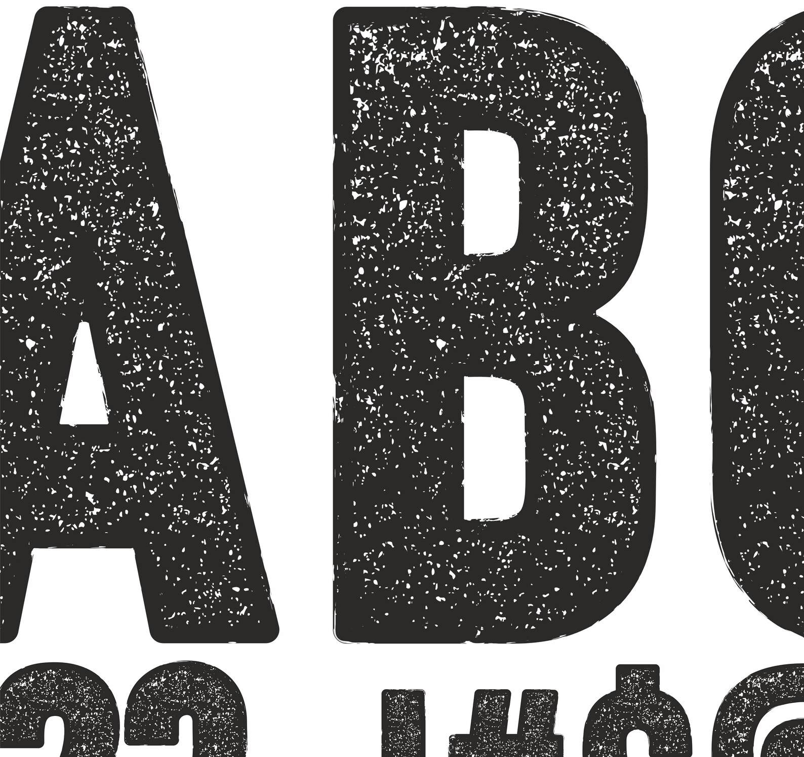 Grunge Distressed Alphabet: PNG, SVG, EPS (digital Download) - Etsy