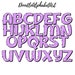 Doodle Font Alphabet PNG Bundle Feat. White Bubble and Bright Color ...