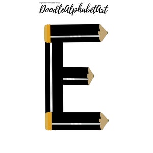 School Teacher Alphabet Letters PNG, Back to School PNG, 5 Styles of ...