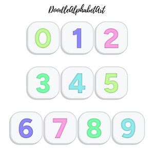 Easter Color Letter Beads Clip Art PNG, Bundle of 5 Alphapacks ...