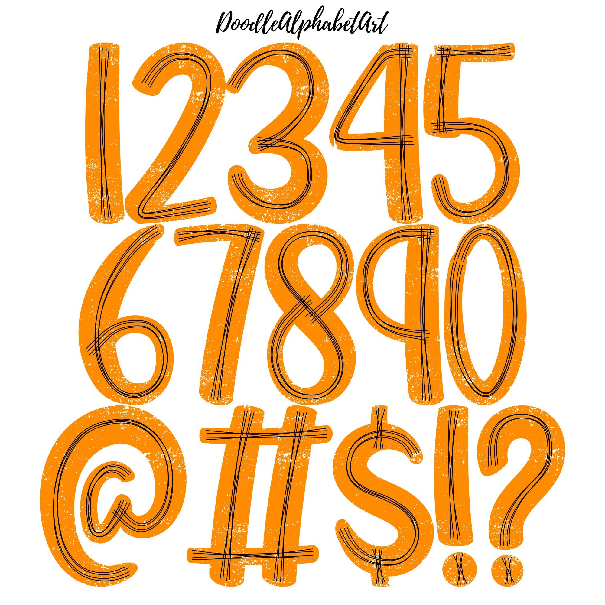 Vibrant Distressed Alphabet PNG Bundle for Creative Projects, Grunge ...