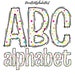 Doodle Letters PNG Bundle: Dalmatian Dot, Checkered Font DIY Crafts - Etsy
