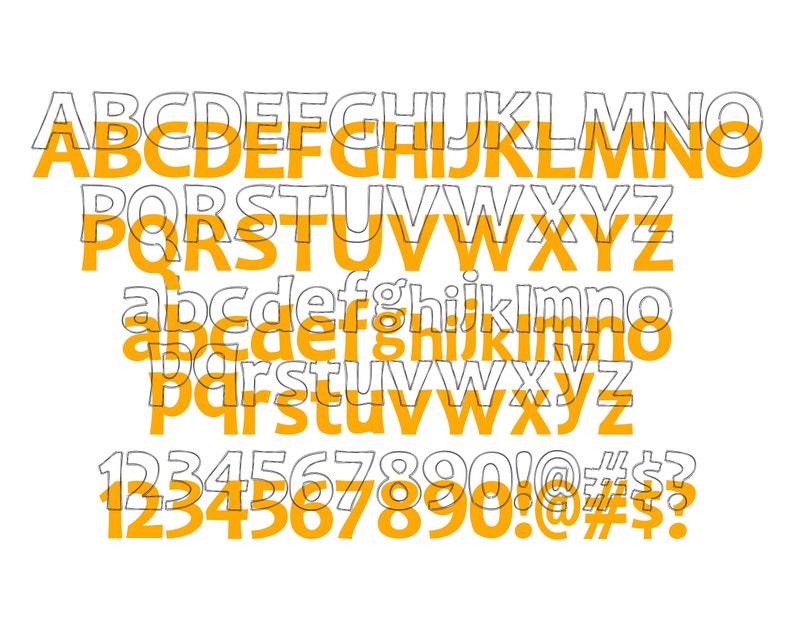 Full Scribble Doodle Digital Alphabet Bundle SVG PNG EPS Pdf, Scribble ...