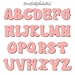 Retro Font PNG Bundle: Groovy Pastel Alphabet (digital Download) - Etsy