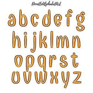 Boho Dots Letters PNG Bundle, Bohemian Color Palette, 10 Alpha Sets ...