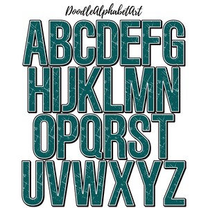 Boho Distressed Alphabet PNG, Grunge Letters and Numbers, Decorative ...