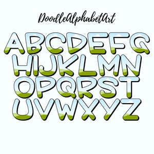 Comic Alphabet Canva Frames | Fun Handwritten Letters for Party Decor ...