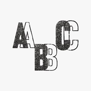 Grunge Alphabet - Distressed Font PNG, SVG and EPS, Distressed Alphabet ...