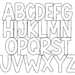 Doodle Blank Transparent Letters Font Alphabet SVG PNG EPS Pdf. Create ...