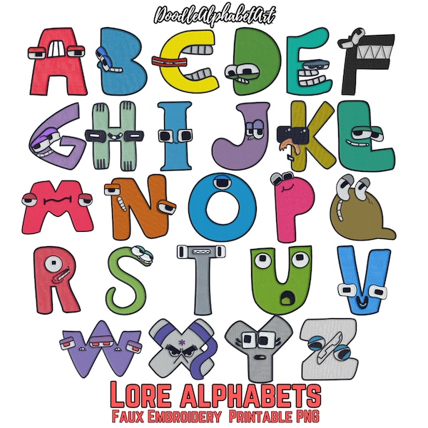 Alphabet Lore Png - Etsy