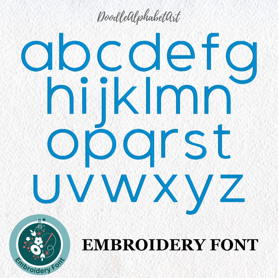 Simplehae Embroidery Font: Machine Embroidery Design (digital Download ...
