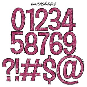 Cherry Berry Fruit Alphabet Valentine's Day PNG Letters & Numbers ...