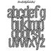Checkered Letters PNG, Black and White Checkerboard Doodle Alphabet PNG ...