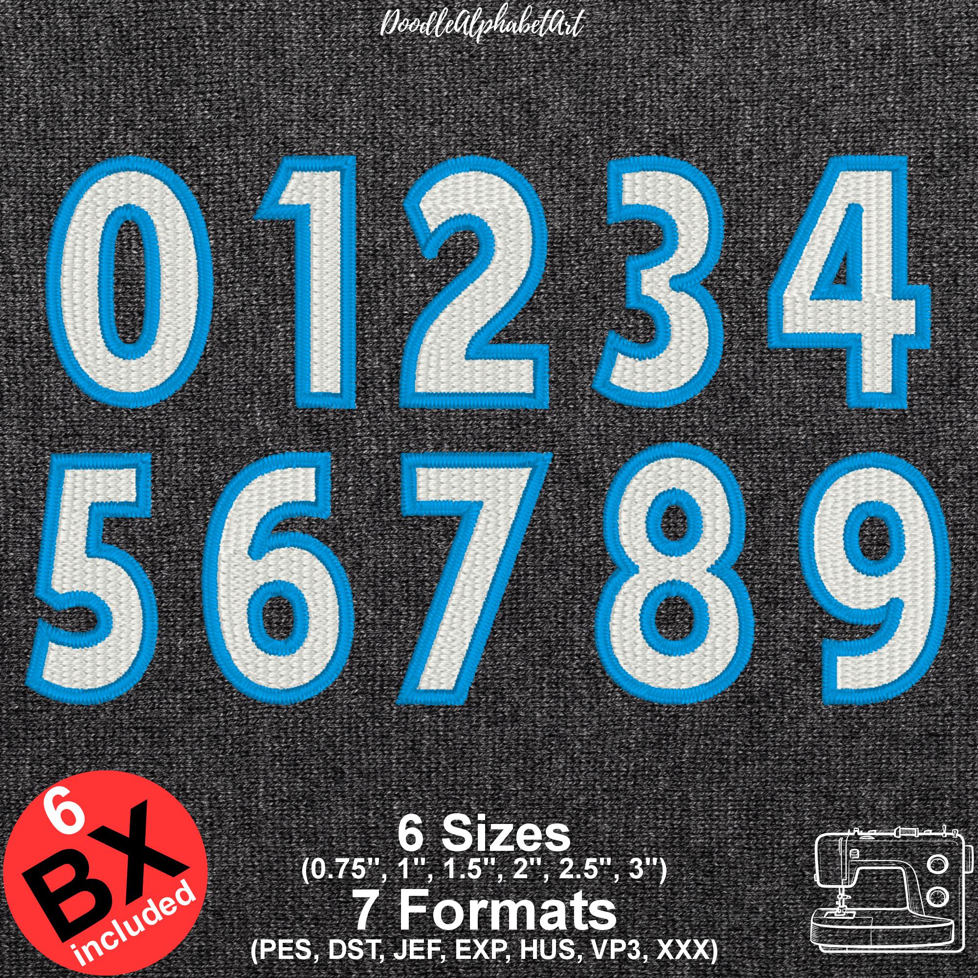 Stilu 2-color Satin Embroidery Font: 6 Sizes, 7 Formats (6 BX Files) - Etsy