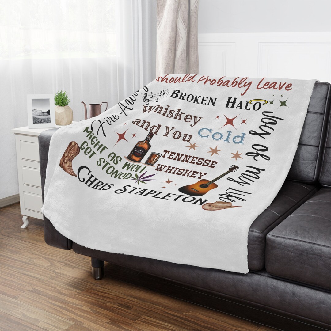 Chris Stapleton Greatest Songs Microfiber Blanket - Etsy