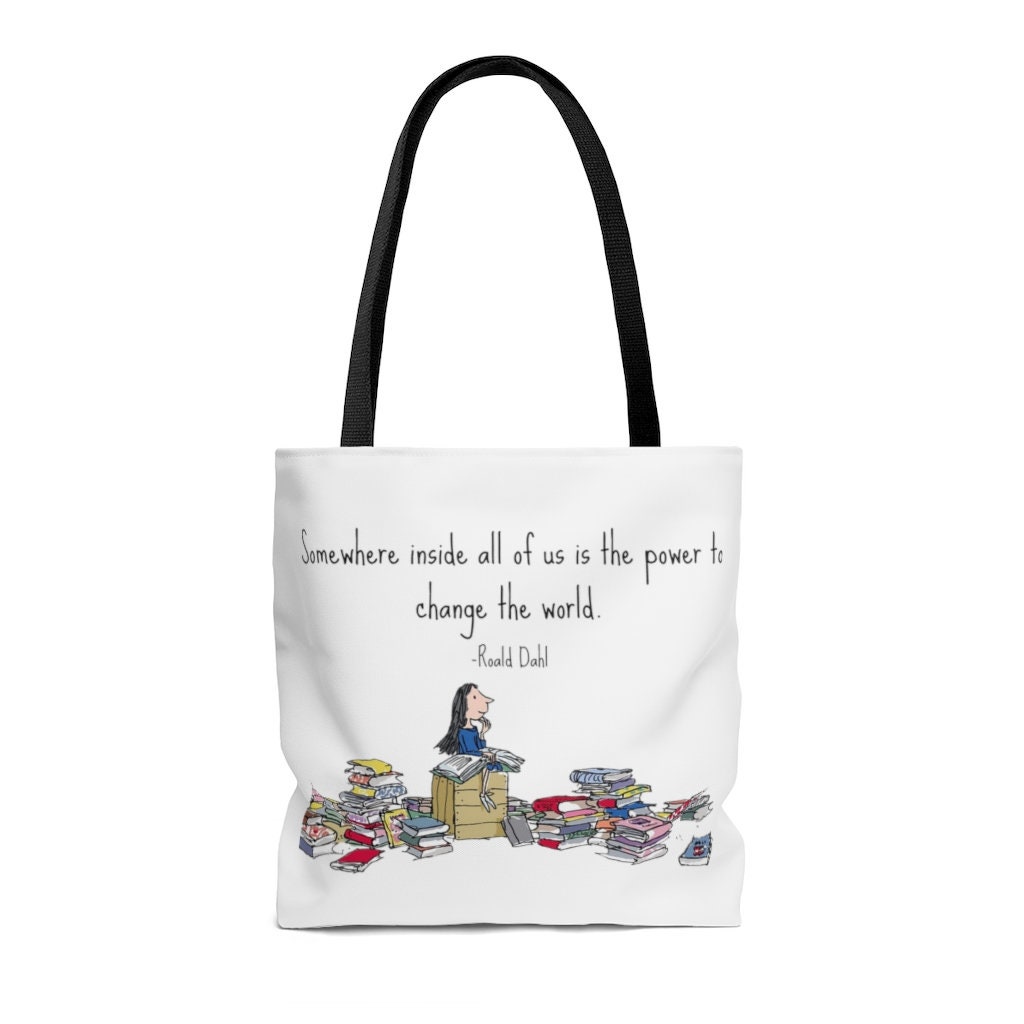 Roald Dahl Matilda Books Tote Bag for Teachers/students Teacher Gift - Etsy