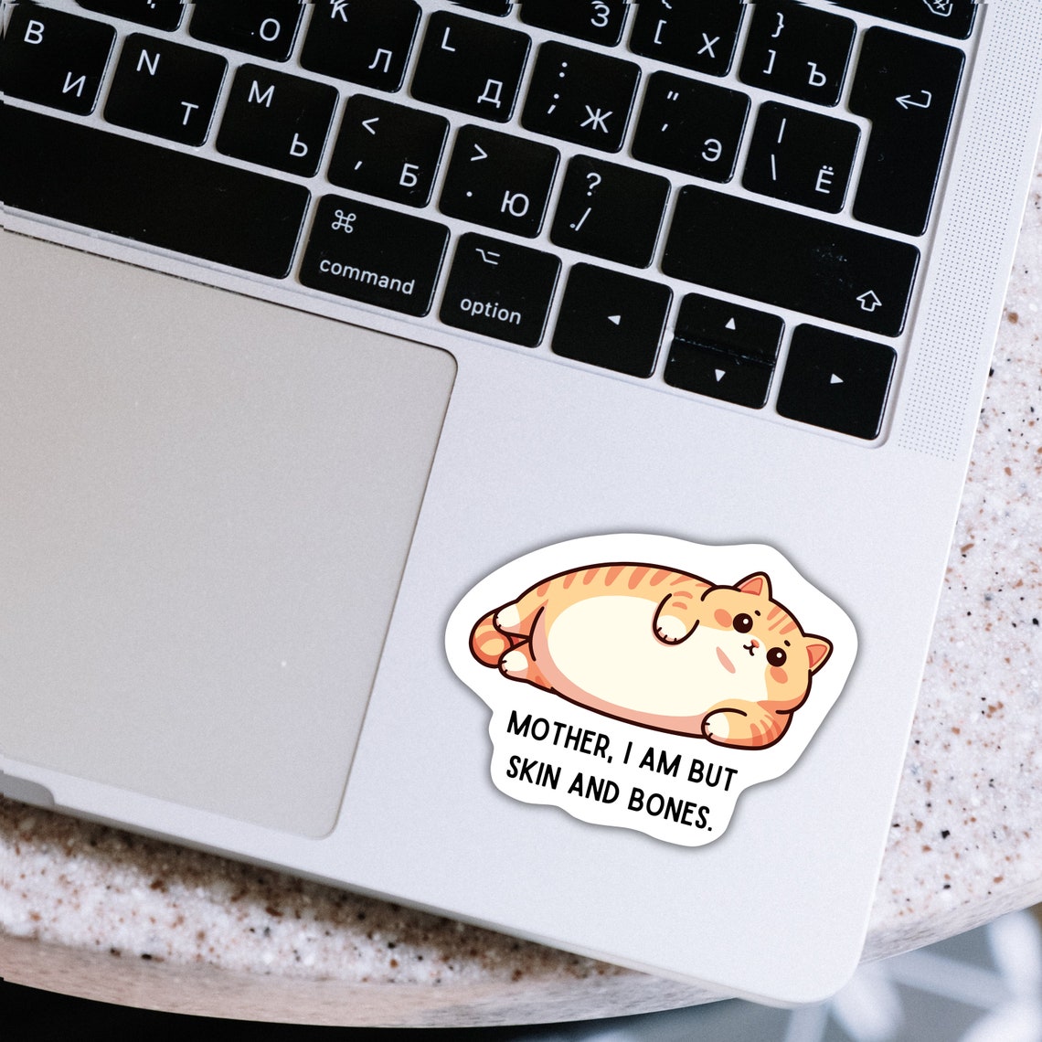 Cute Cat Sticker, Chonky Cat Sticker, Cat Mom Stickers, Funny Cat ...