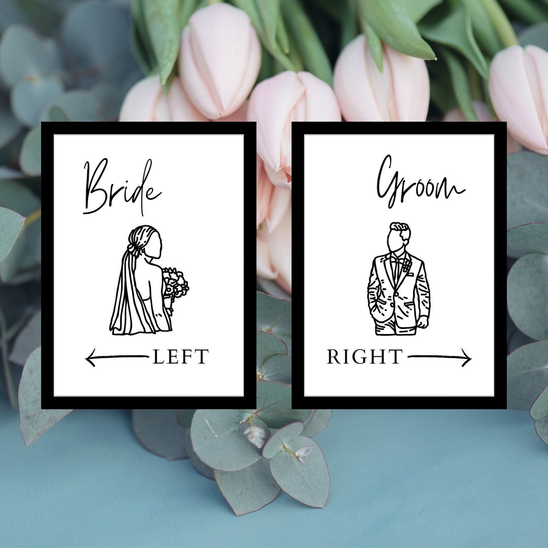 Wedding Seating Sign Ceremony Seating Sign Wedding Aisle Sign ...