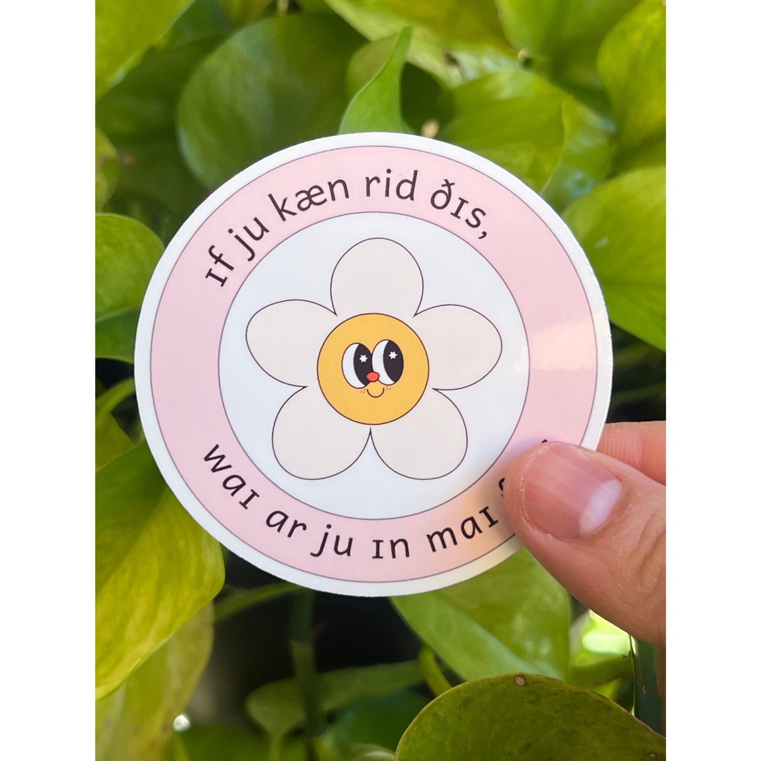 Funny Speech Therapy Sticker: IPA Humor, Waterproof Vinyl - Etsy