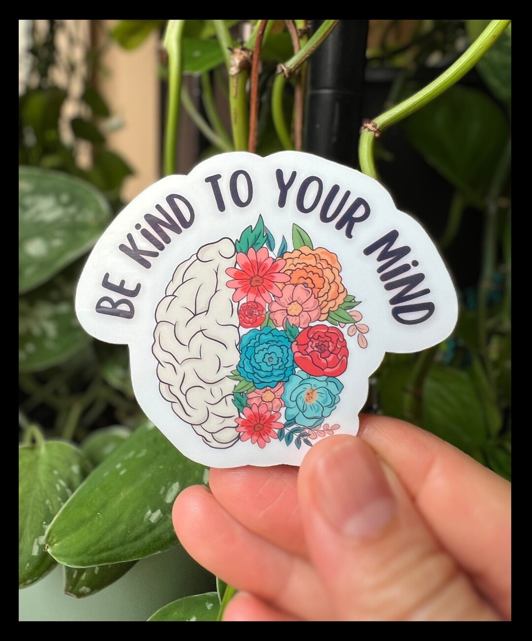 Be Kind to Your Mind Sticker, Mental Health Sticker, Therapy Sticker ...