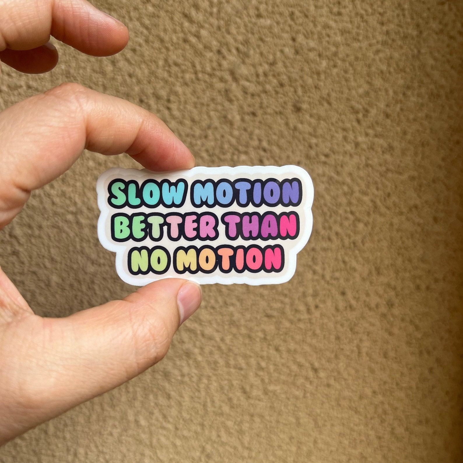 Progress Sticker Mental Health Sticker Motivational Quote Motivational ...