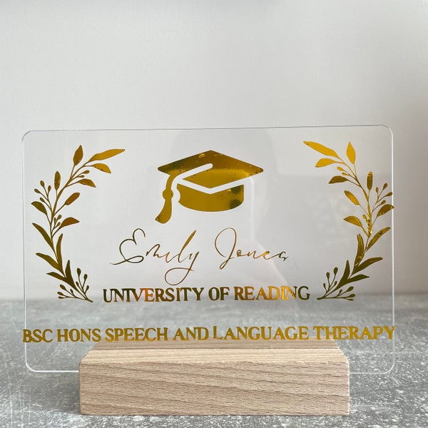 Personalized Speech on Plaque - Etsy UK