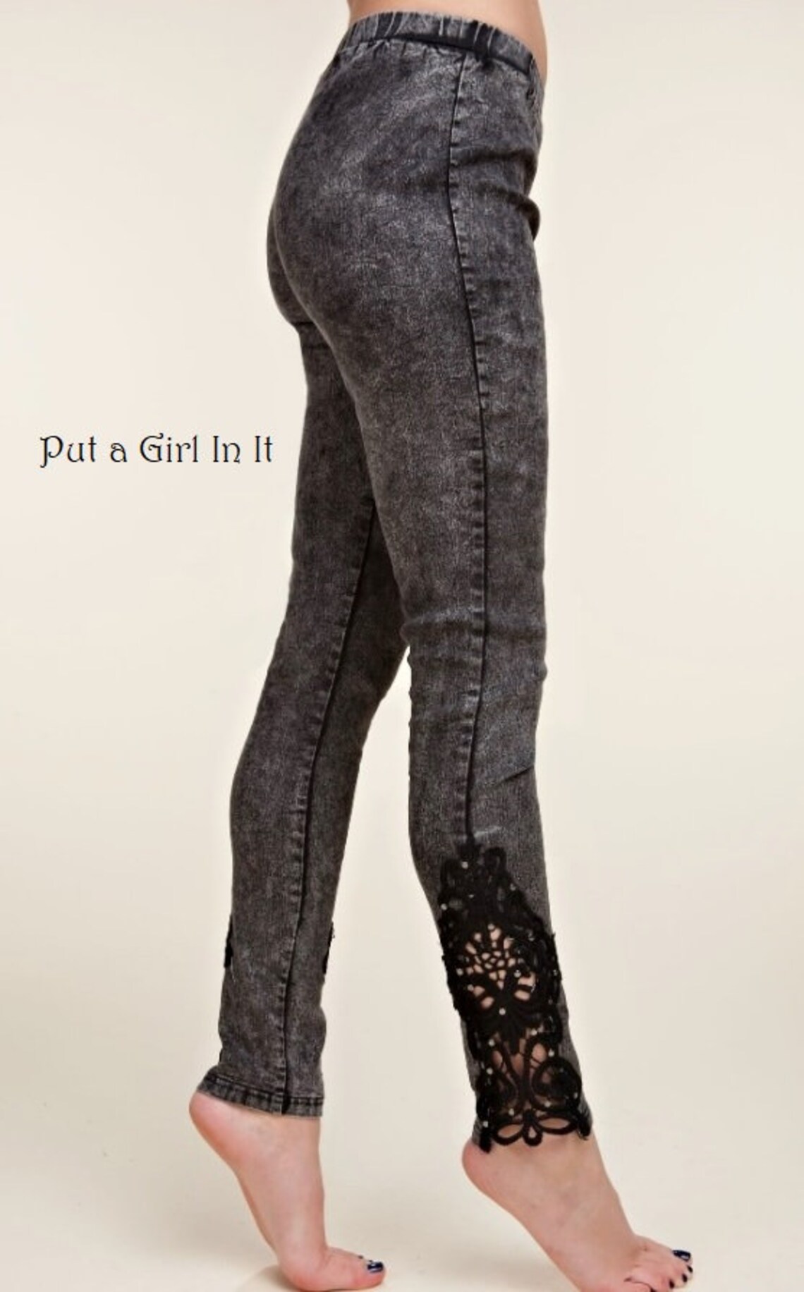 New Vocal Apparel Womens Black Embellished Crochet Lace Contrast ...