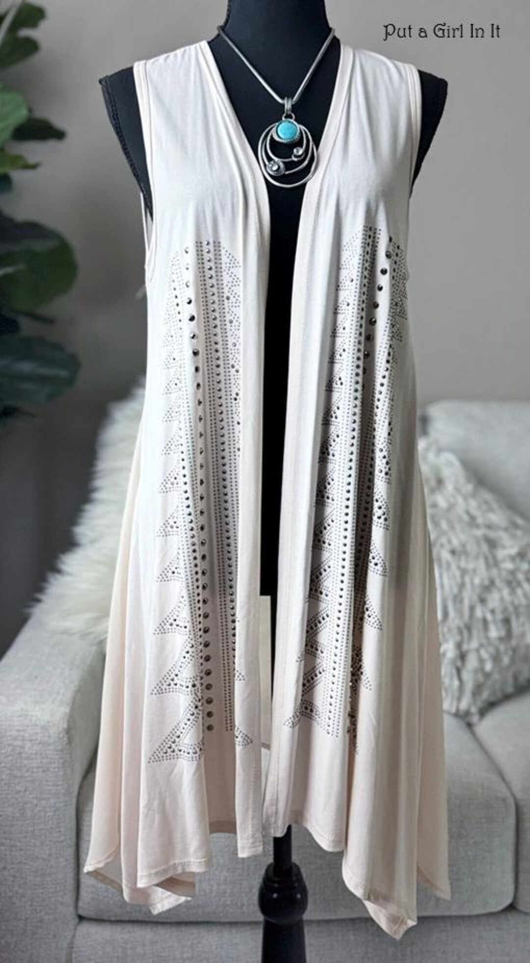 New Vocal Apparel Womens Embellished Cream off White Tone Crystal ...