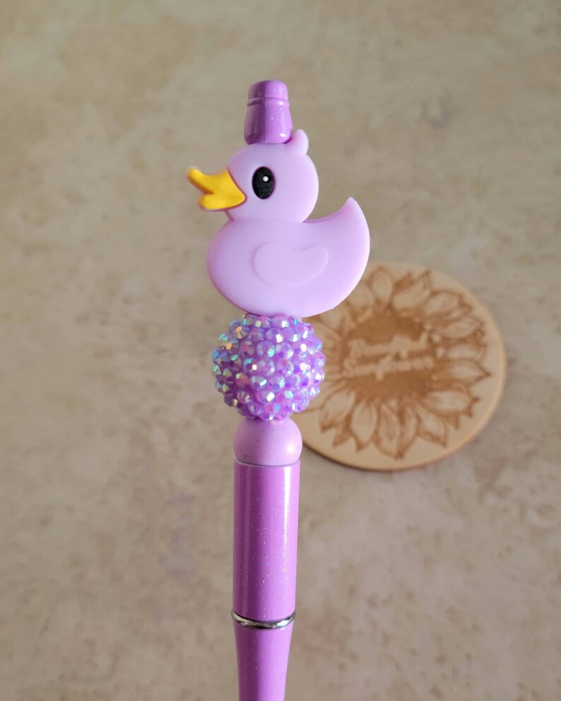 Rubber Duck Beaded Pen Duck Pens Rubber Ducky Pens Beaded - Etsy