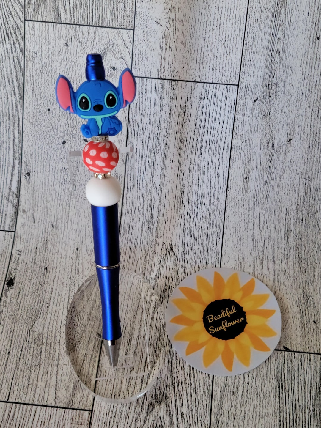 Blue Alien Beaded Pen, Alien Pens, Beaded Pen, Ohana Pen, Birthday Gift ...