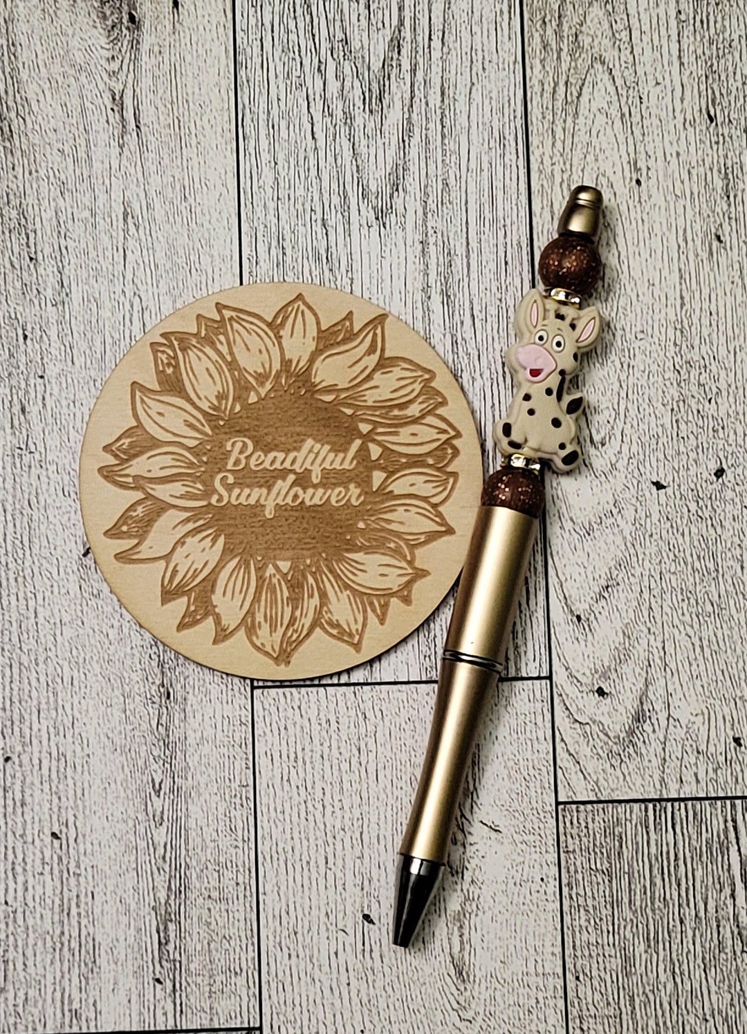 Giraffe Pen, Giraffe Gift, Silicone Pen, Beaded Pen, Zoo Animals, Pens ...