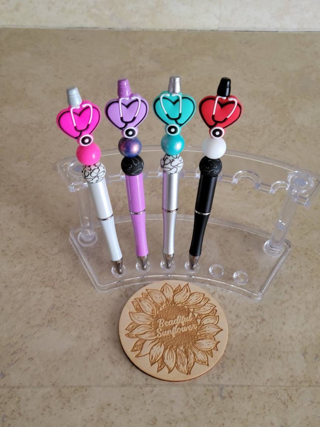 Stethoscope Pen, Nurse Beaded Pen, EMT Pen, EMT Gifts, RN Pen, Doctor ...
