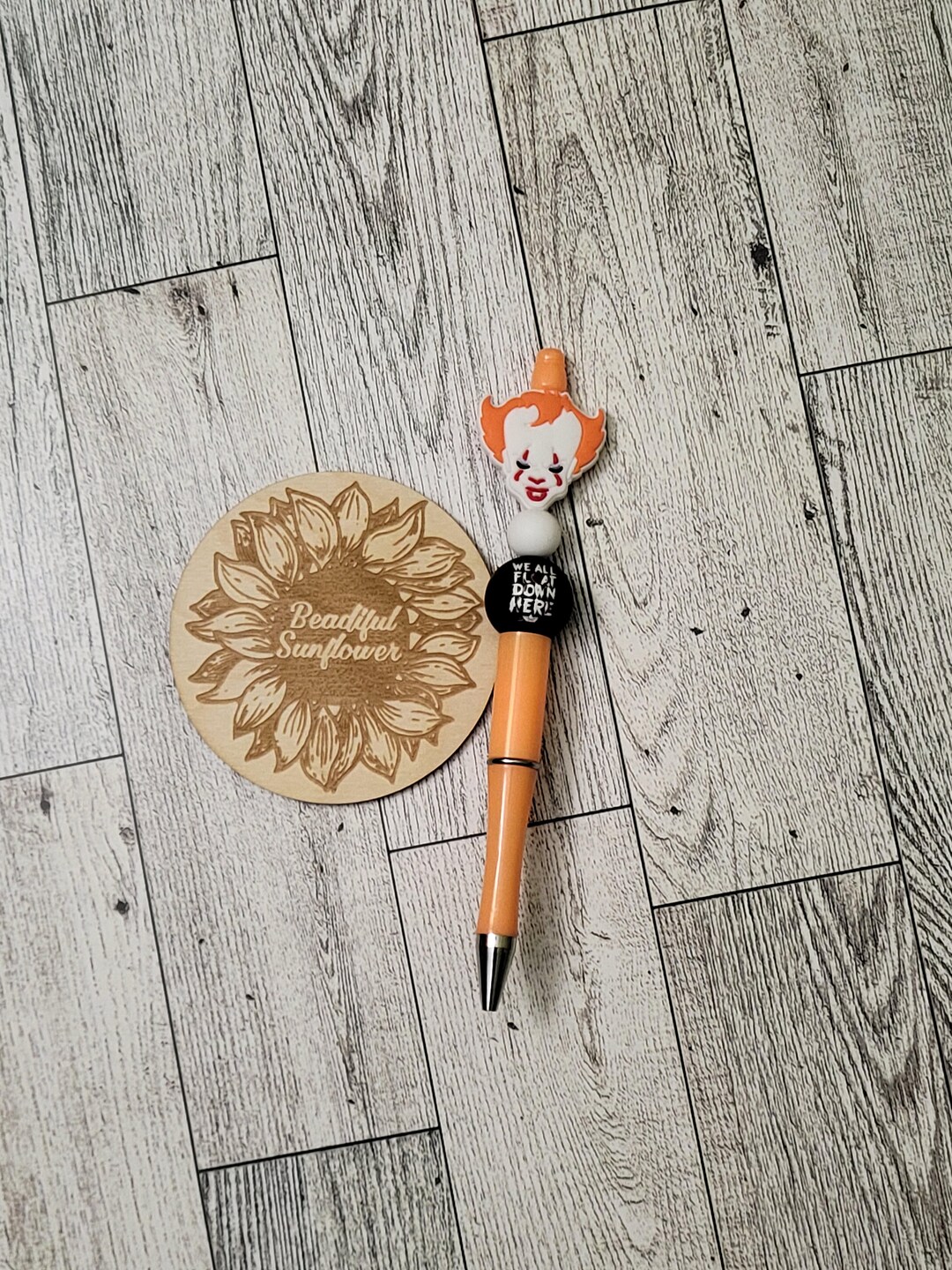 Scary Clown Pen, Halloween Pen, Penny Wise, Silicone Pens, Halloween ...