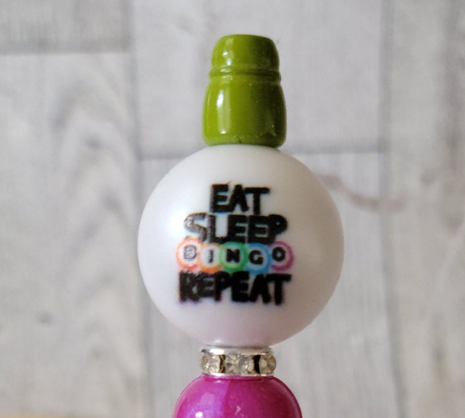 BINGO Beaded Pen Bingo Pen Bingo Items Bingo Player Bingo - Etsy