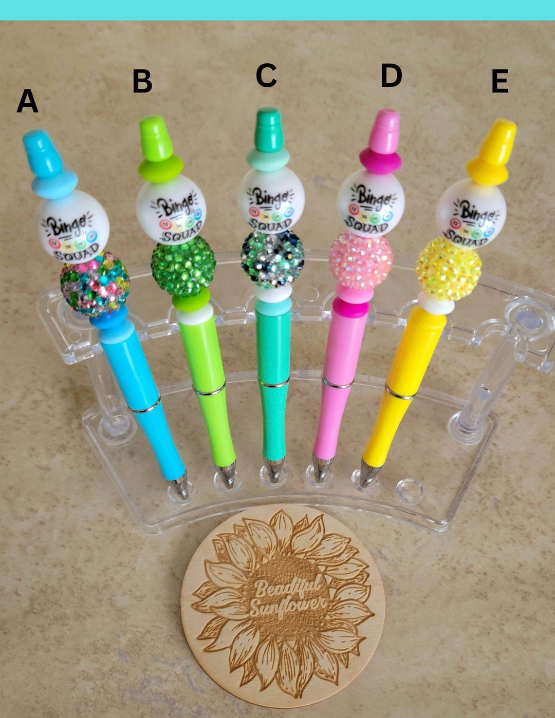BINGO Beaded Pen, Bingo Pen, Bingo Items, Bingo Player, Bingo Supplies ...