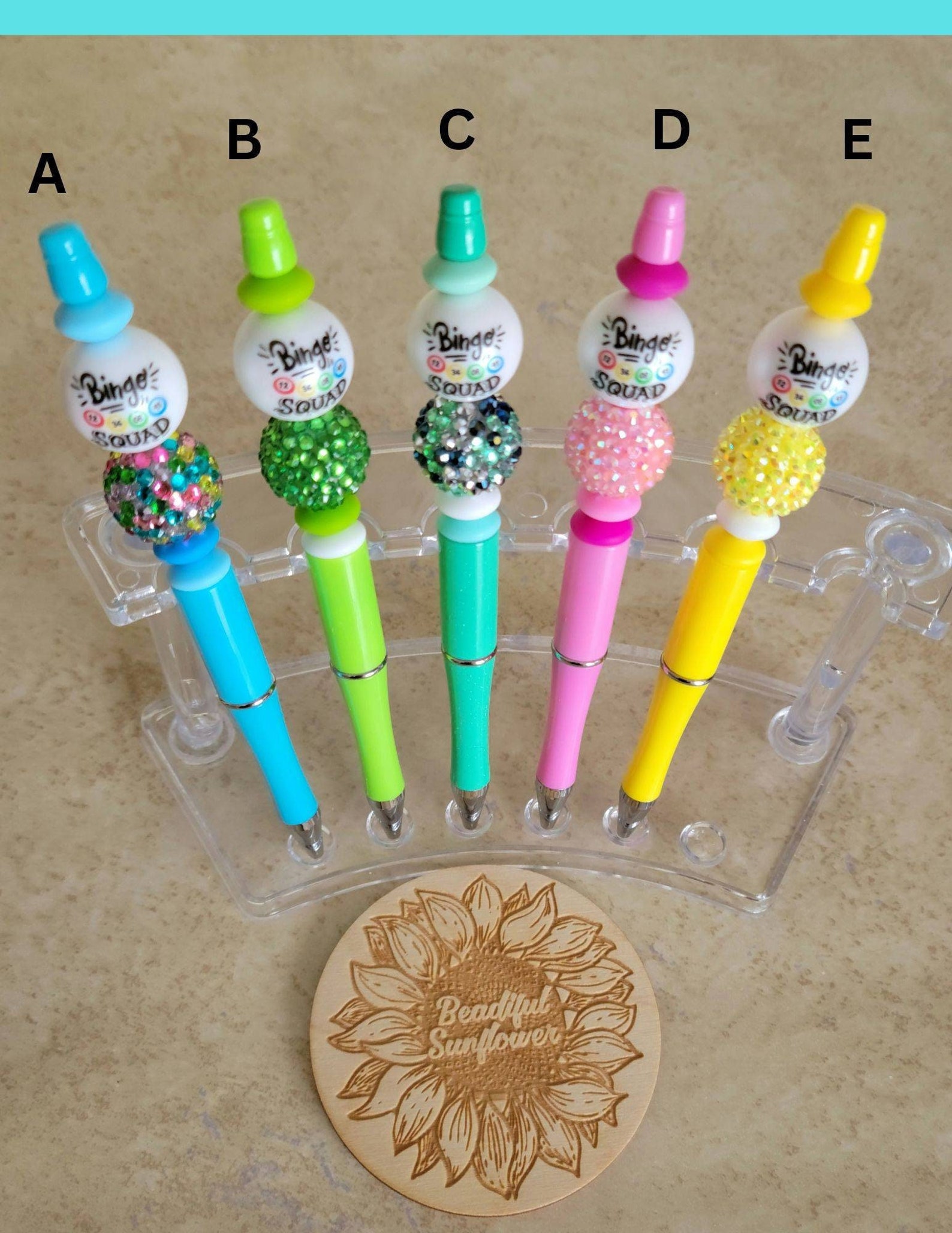 BINGO Beaded Pen, Bingo Pen, Bingo Items, Bingo Player, Bingo Supplies ...