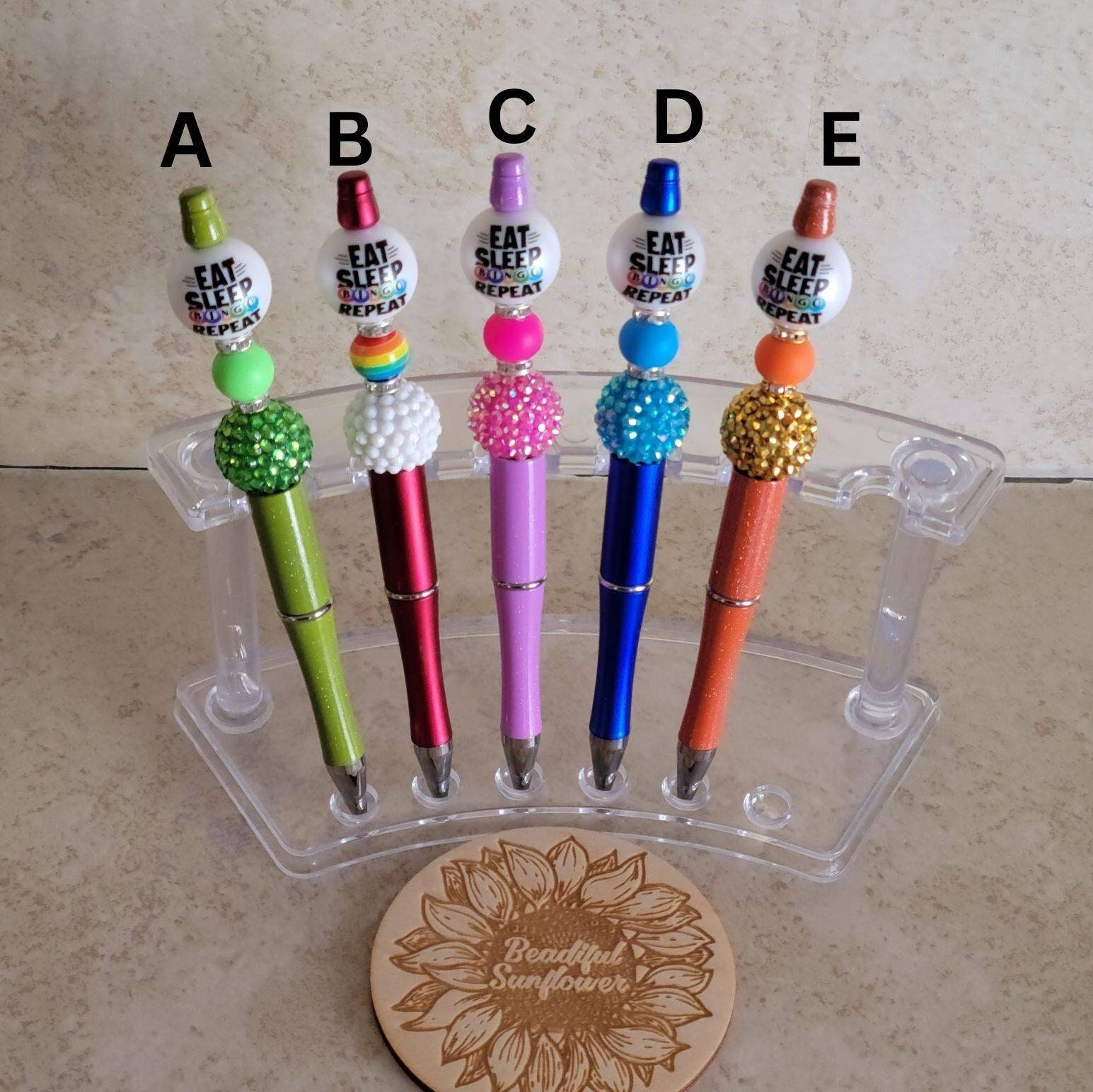 BINGO Beaded Pen Bingo Pen Bingo Items Bingo Player Bingo - Etsy