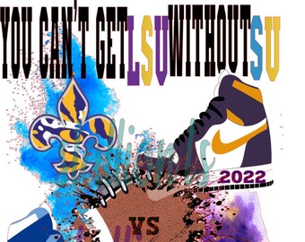 Lsu Vs Southern University - Etsy