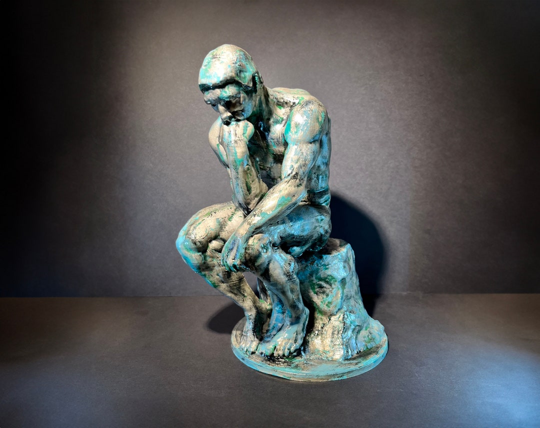 Rodin the Thinker, Sculpture, Various Color Options, Reproduction ...