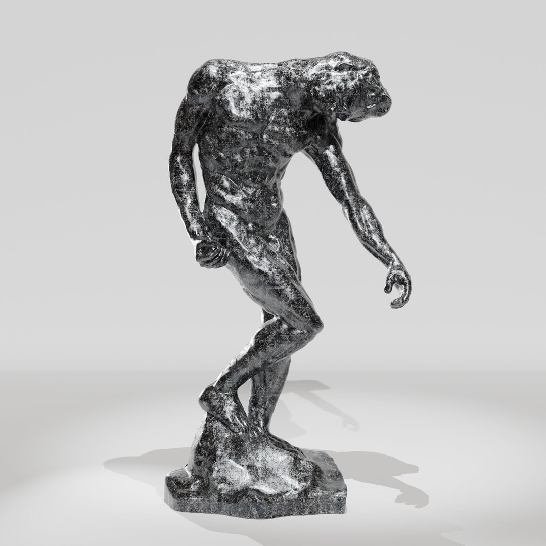 Rodin Inspired, Sculpture, Various Color Options, Reproduction Statues ...